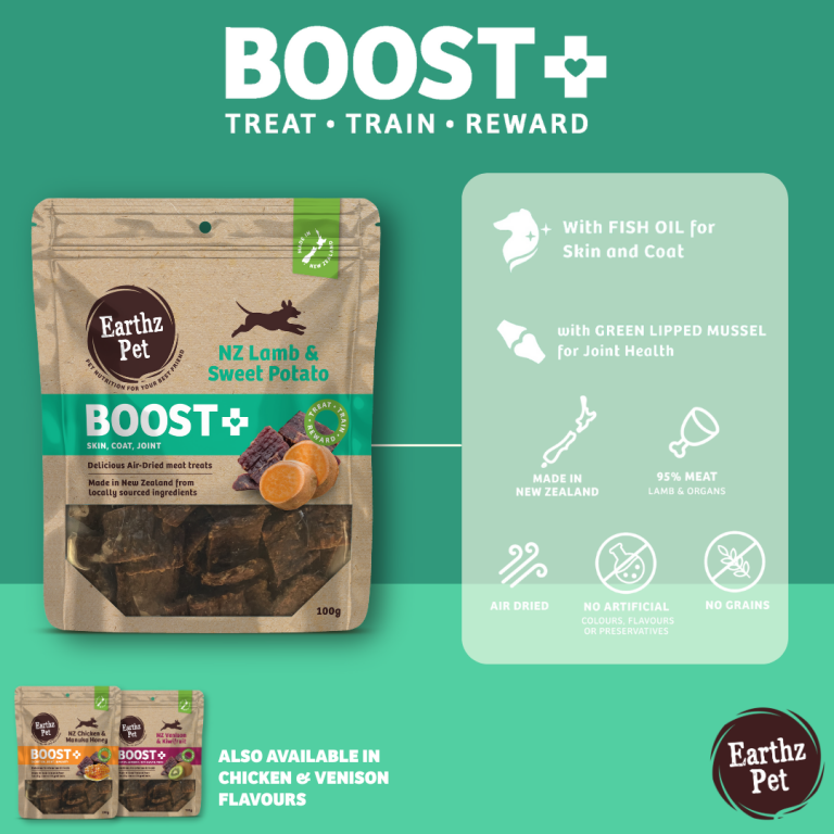 BOOST+ Lamb & Sweet Potato Dog Treats - Earthz Pet